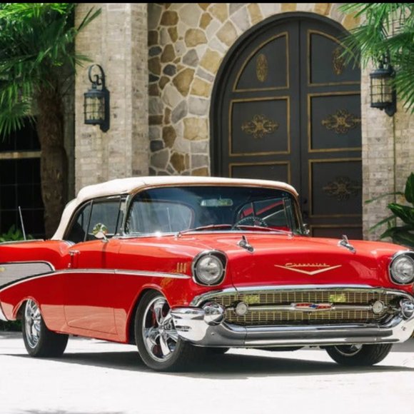 Wall Decor | 1957 Chevy Chevrolet 8x1 Laminated Photo 540 | Poshmark